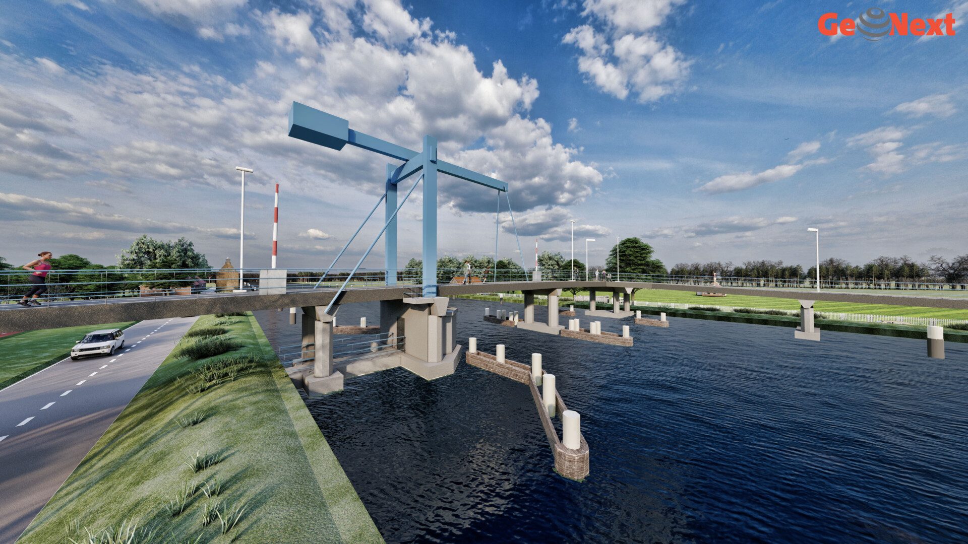 GeoNext voert nauwkeurige nulmetingen uit voor kunstwerken